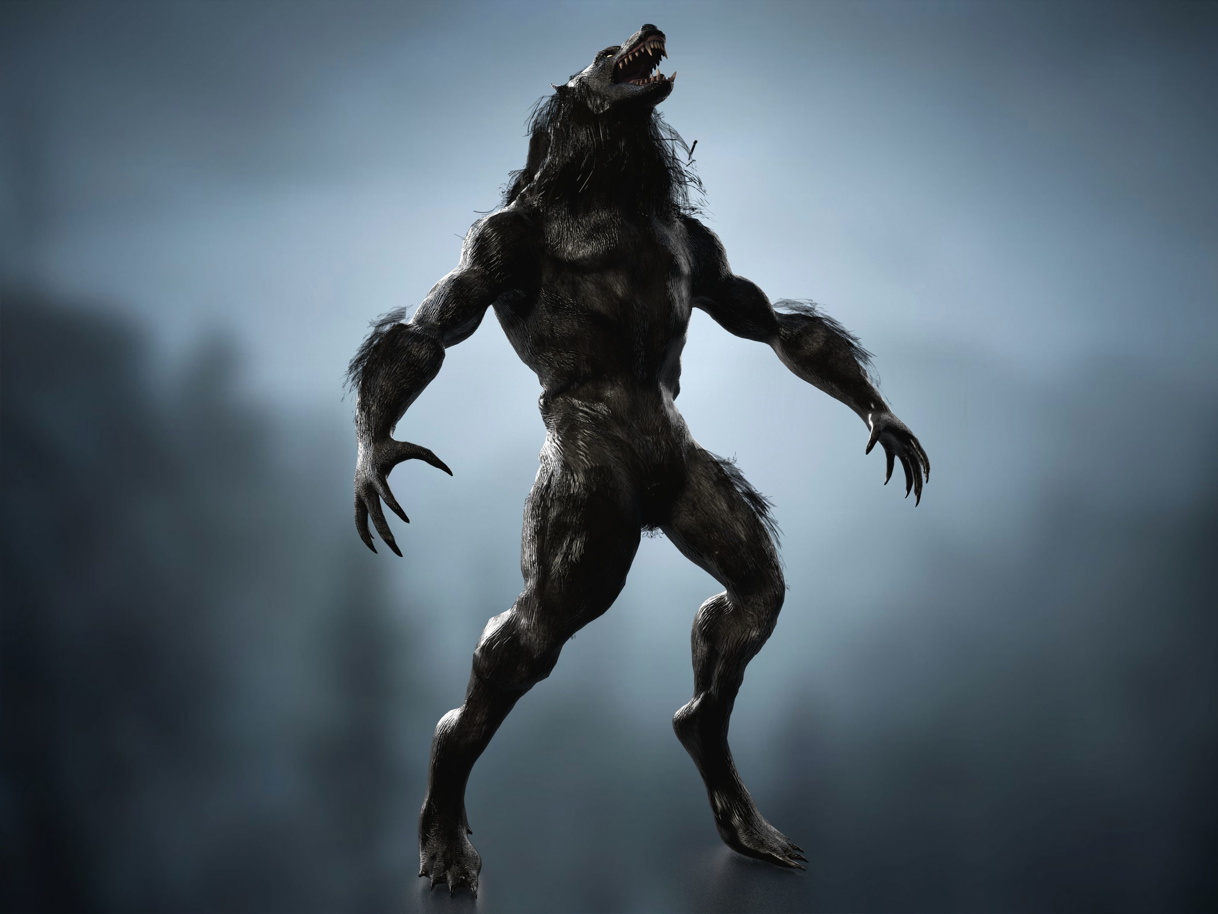 3D model Werewolf VR / AR / low-poly rigged | CGTrader