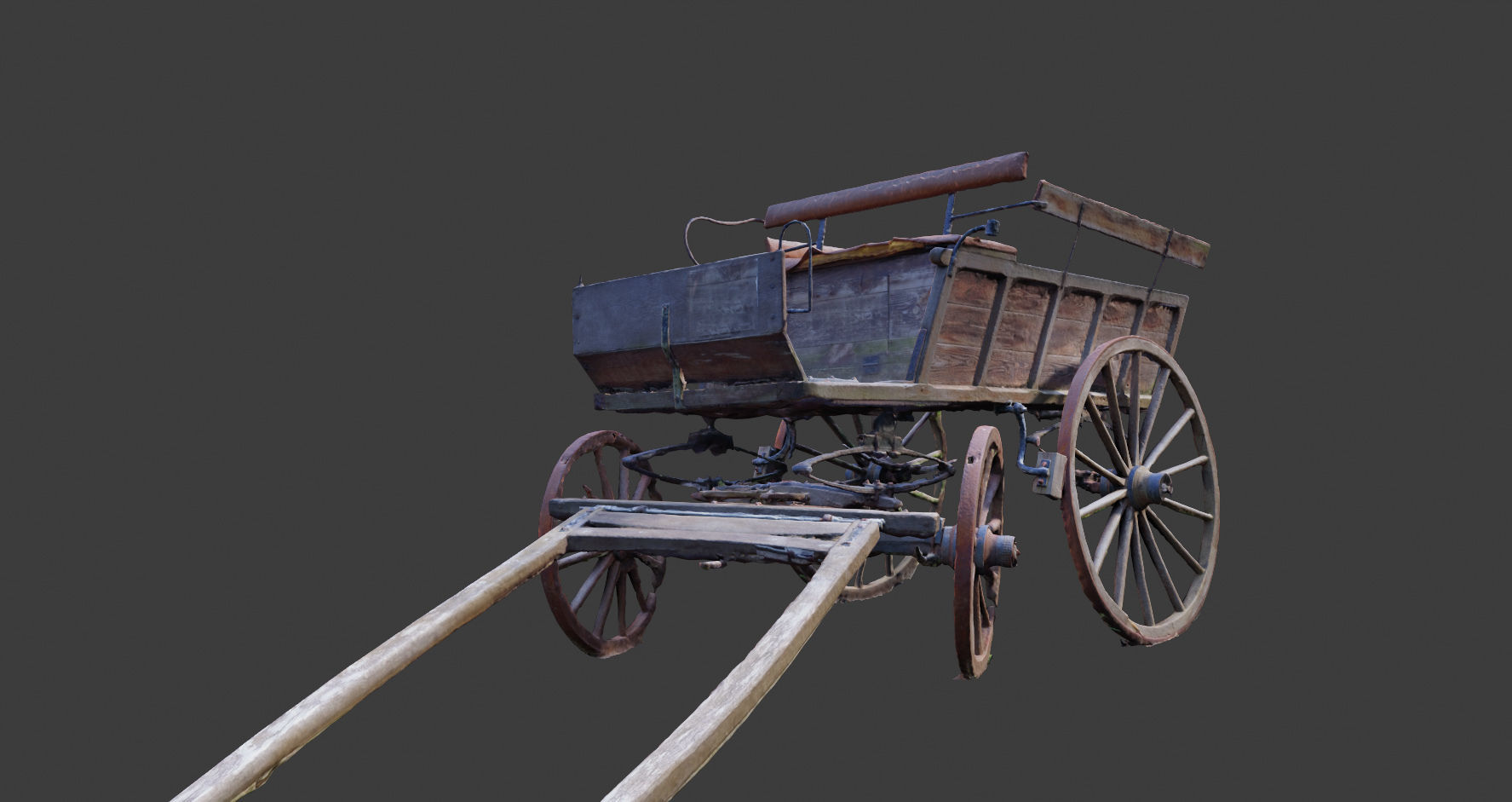 PBR Medieval carriage coach Photoscan 3D model | CGTrader