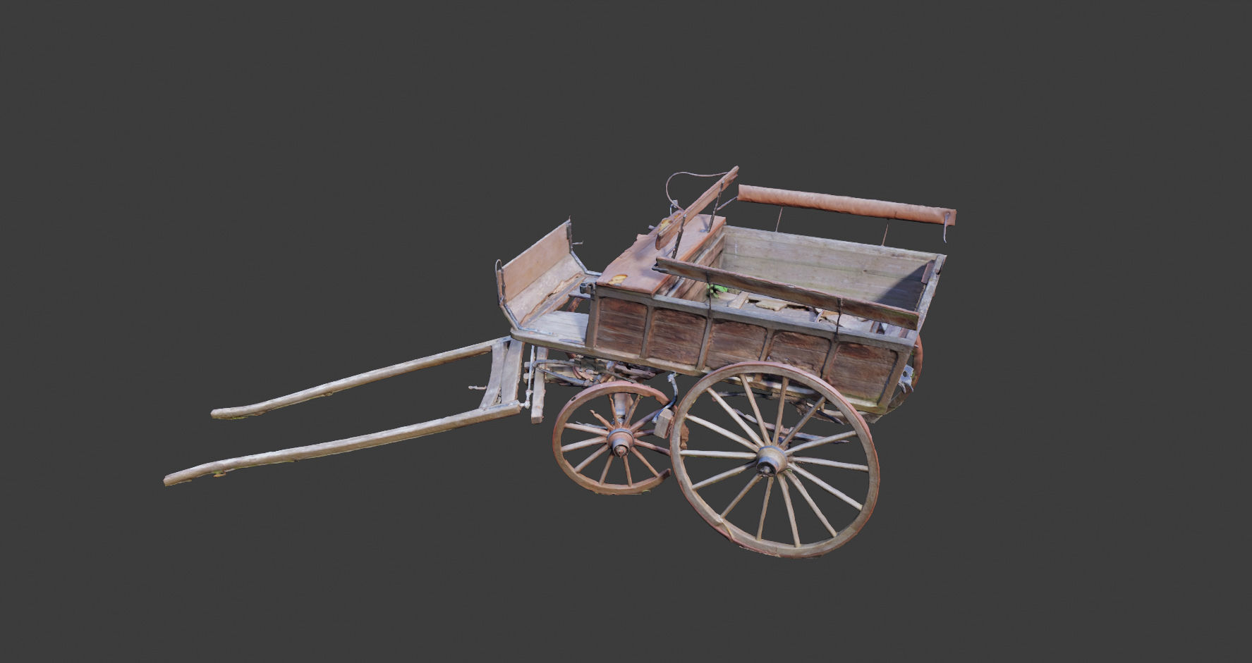 PBR Medieval carriage coach Photoscan 3D model | CGTrader