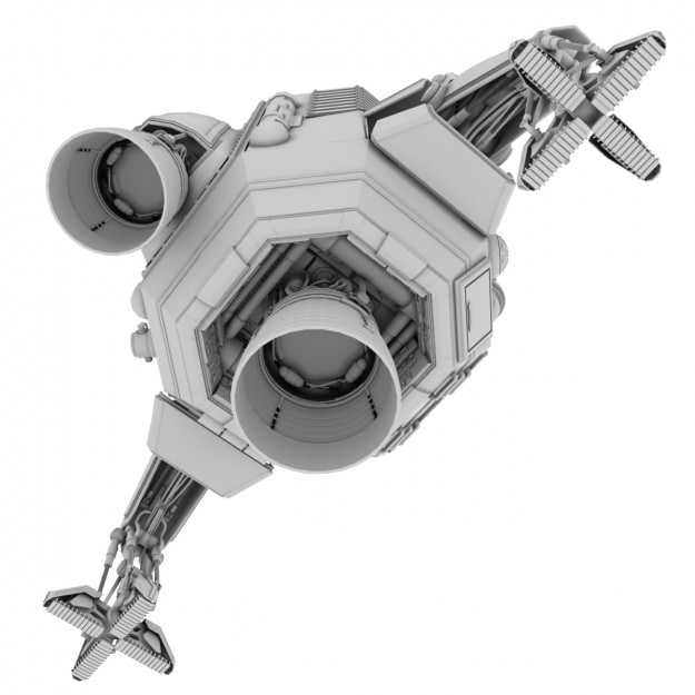 Capsule landing pod 3D model | CGTrader