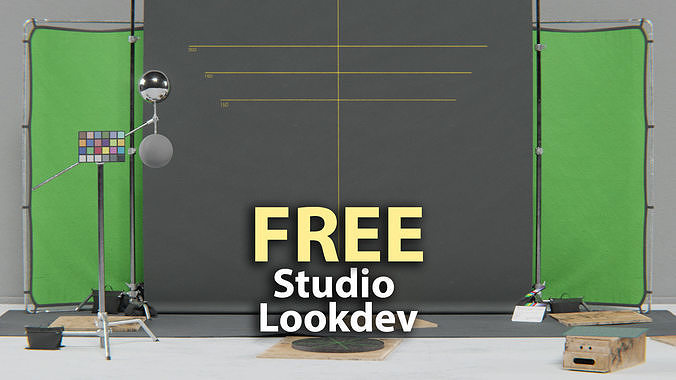 Studio Lookdev free 3D model | CGTrader