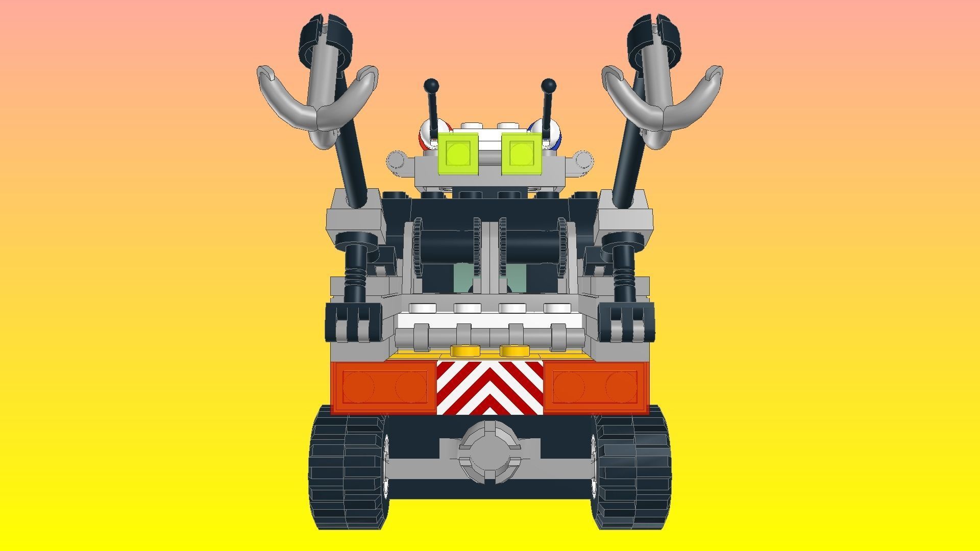 Lego Rescue truck Model 111 3D model | CGTrader