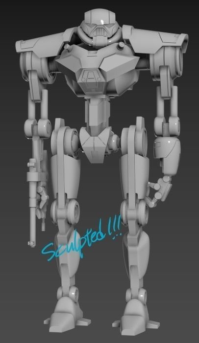 Sentry Droid One12 scale 3d print ready STL 3D model 3D printable | CGTrader