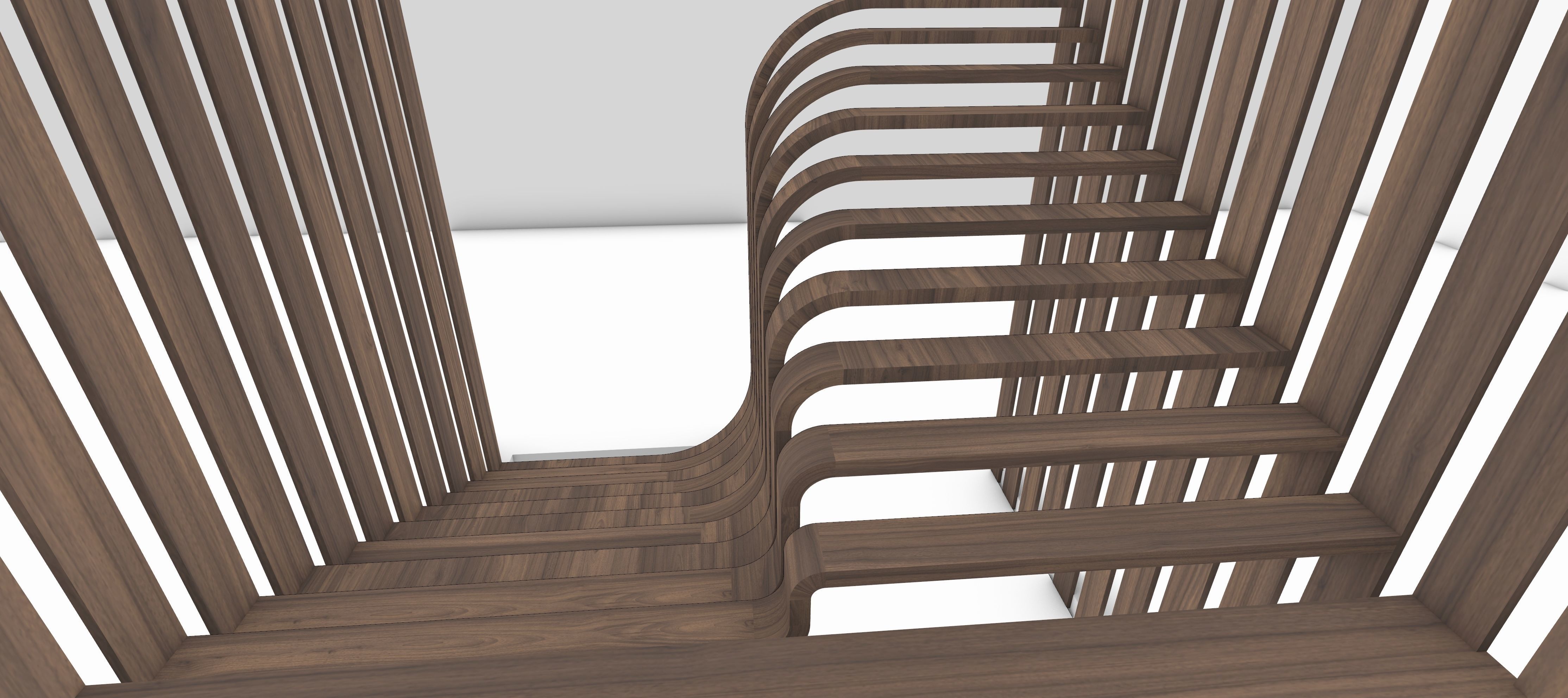 Parametric Stair 3D model | CGTrader