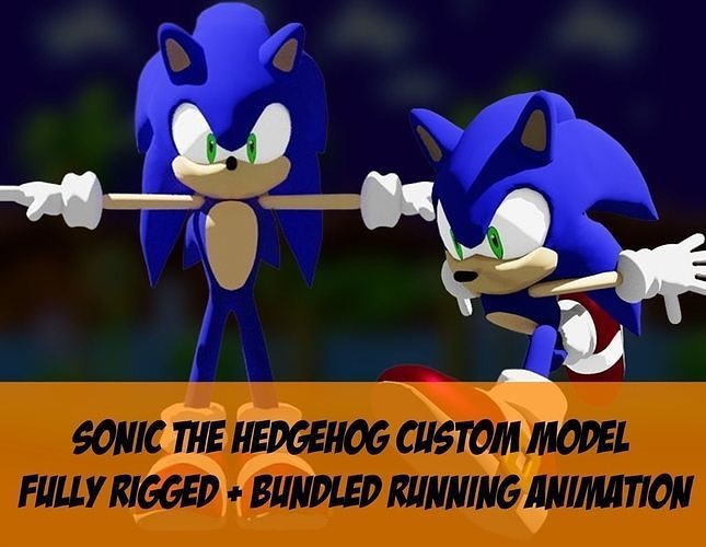 Sonic The Hedgehog Running Animation