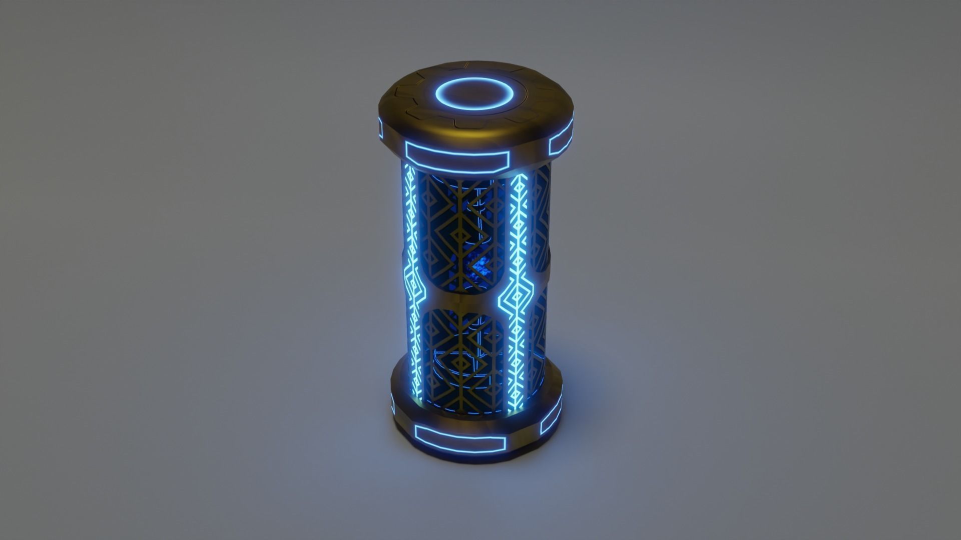 3D model Arcane Hextech Energy Cell VR / AR / low-poly | CGTrader
