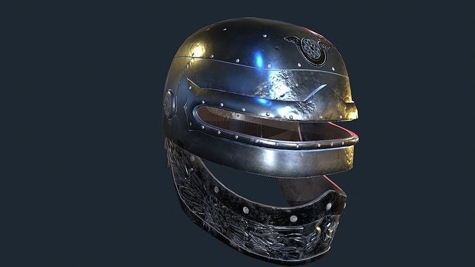 3D model medieval cop helmet VR / AR / low-poly | CGTrader