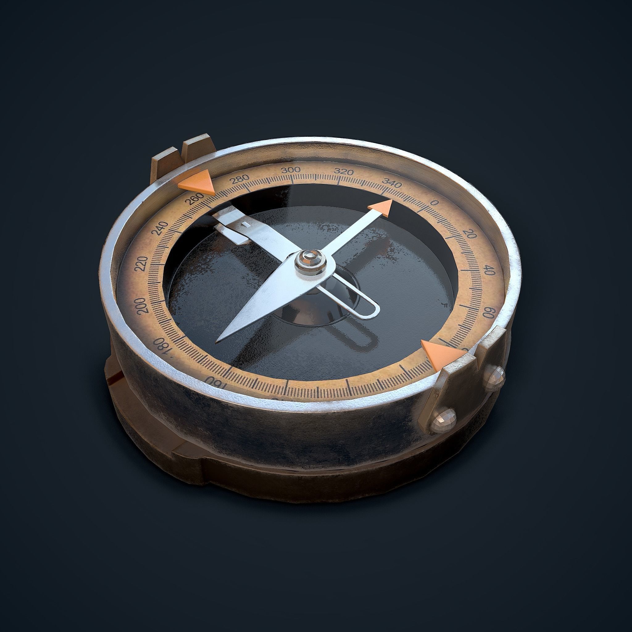 3D model Compass VR / AR / low-poly | CGTrader