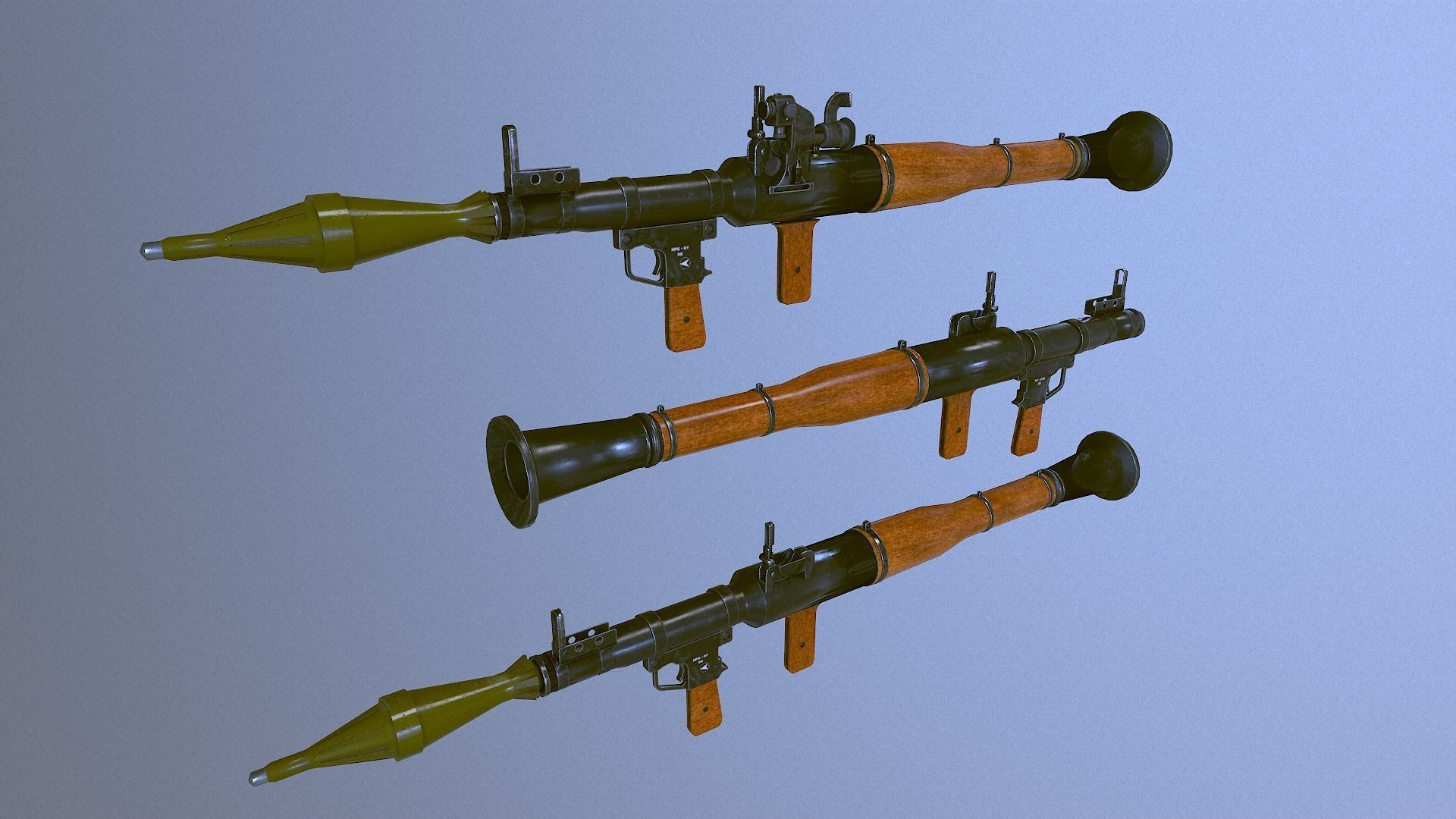 3D model RPG 7 Launcher for Games Low Poly VR / AR / low-poly | CGTrader