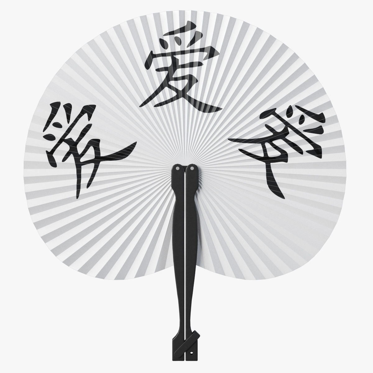 Chinese fans 3D model | CGTrader