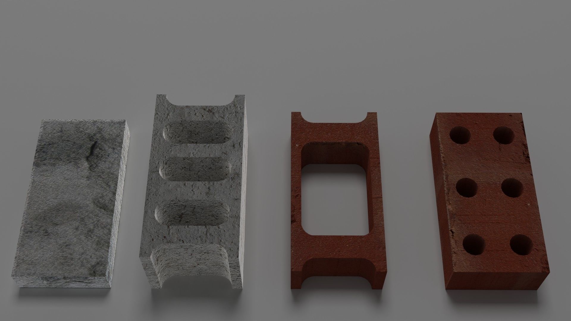 Brick Pack 3D model | CGTrader