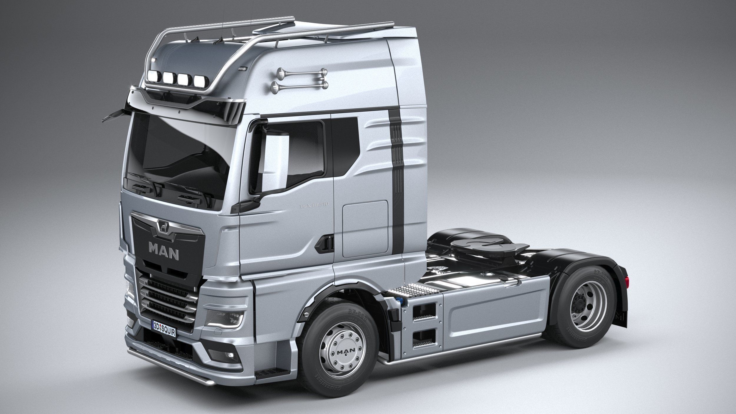 Man TGX 2021 3D model | CGTrader