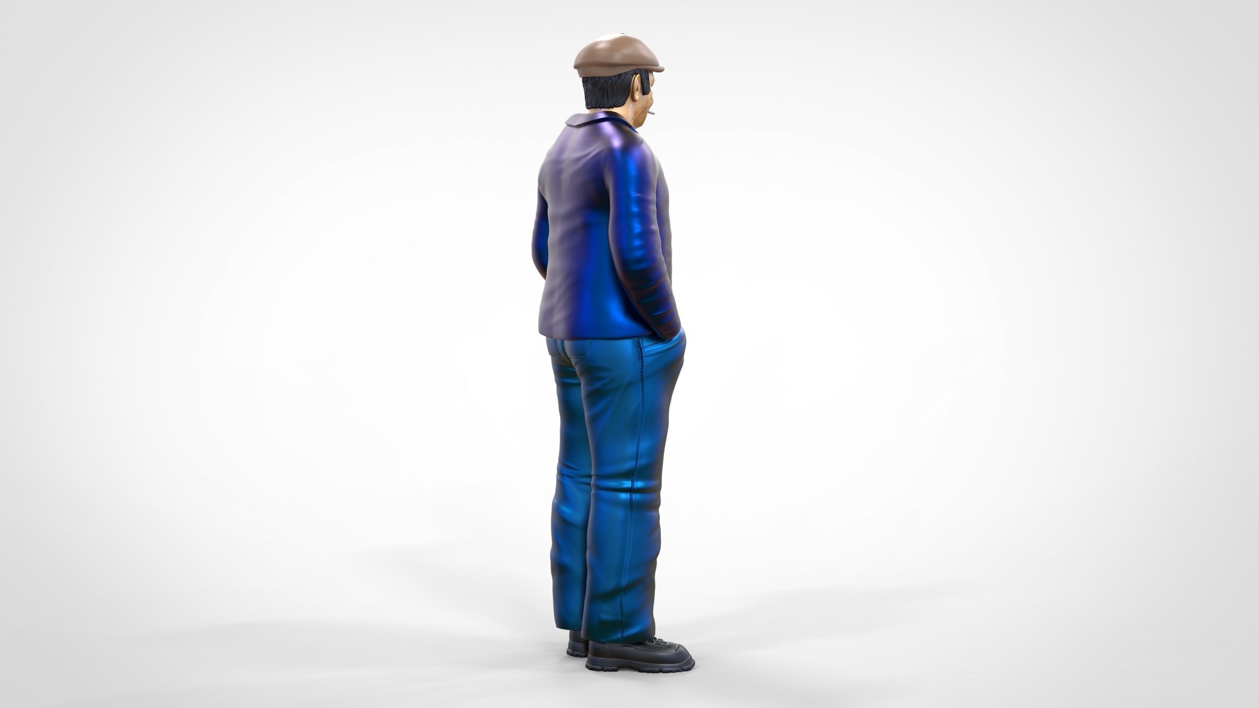 Frederick Travis Dibnah - fred - backstreet mechanic 3D model 3D ...