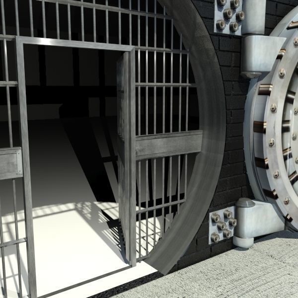 Round Vault - Safe Door 3D model | CGTrader