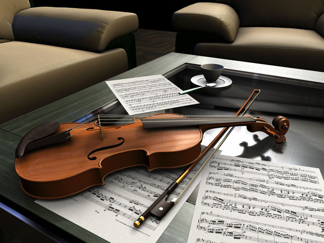 Luth Alto 3D model | CGTrader