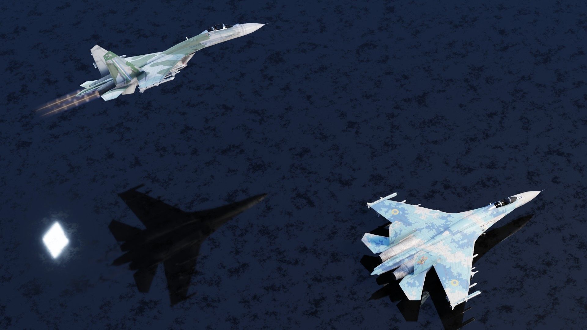 3D model Sukhoi SU-27 Flanker VR / AR / low-poly | CGTrader