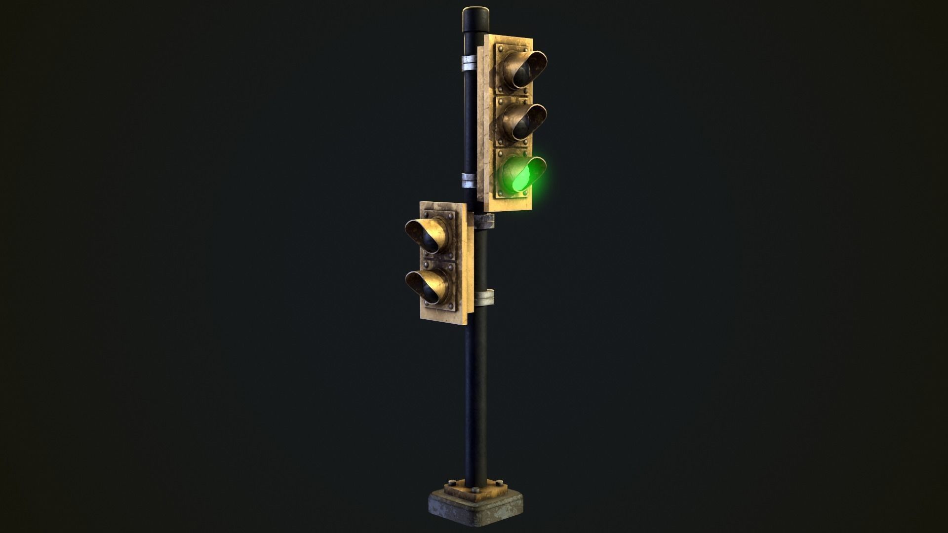 3D model Traffic Light VR / AR / low-poly | CGTrader
