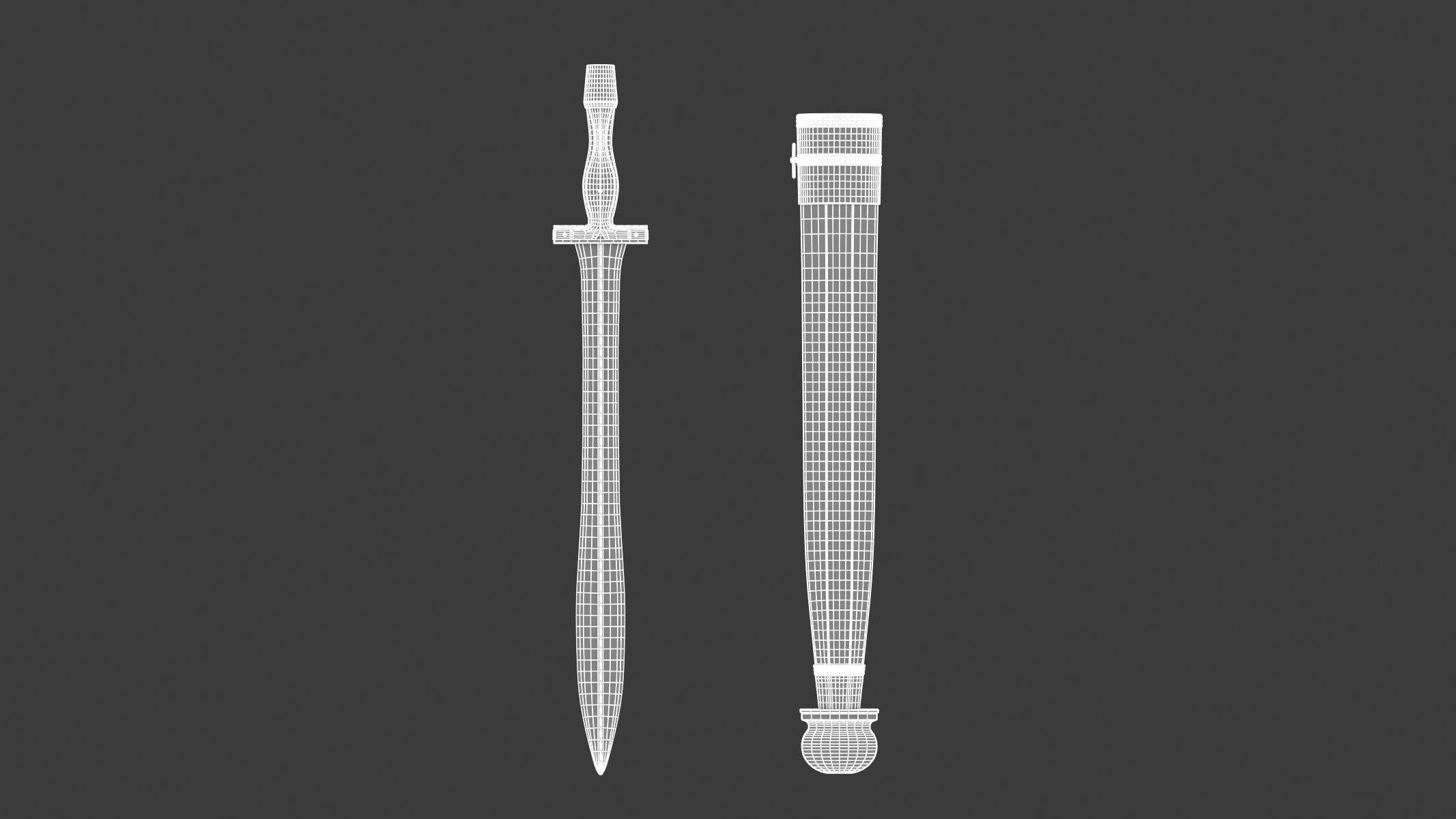 3D model Xiphos Sword VR / AR / low-poly | CGTrader