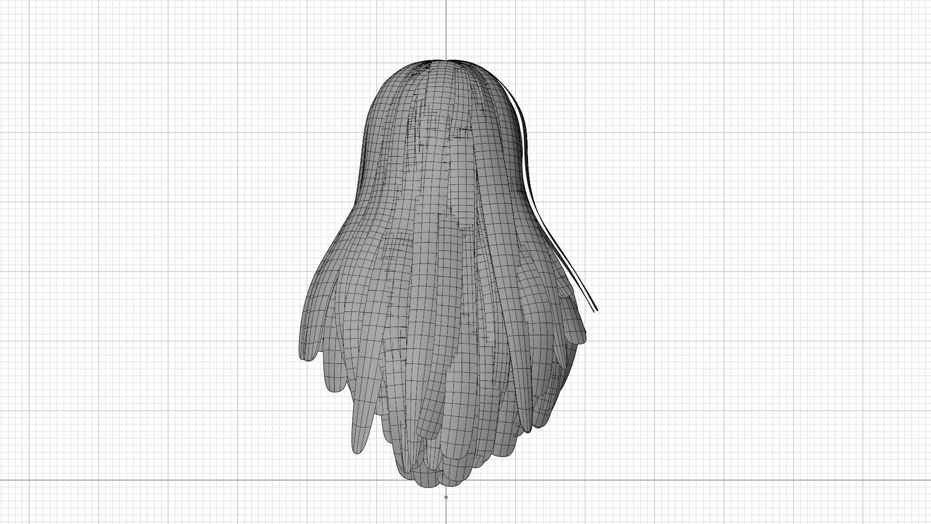 3D model Realistic Woman Long Hair Style VR / AR / low-poly | CGTrader