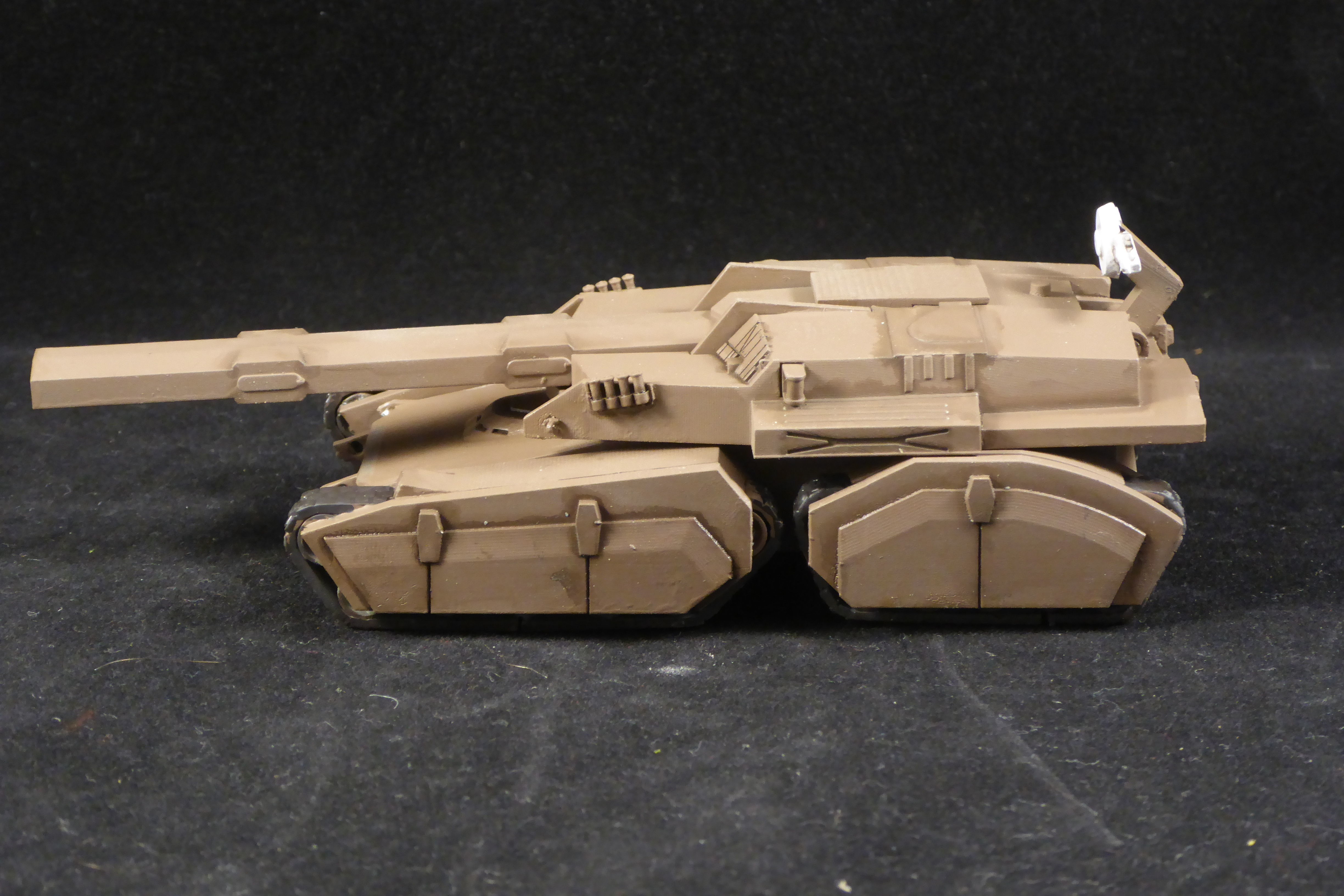 1-100 Linear tank 3D model 3D printable | CGTrader