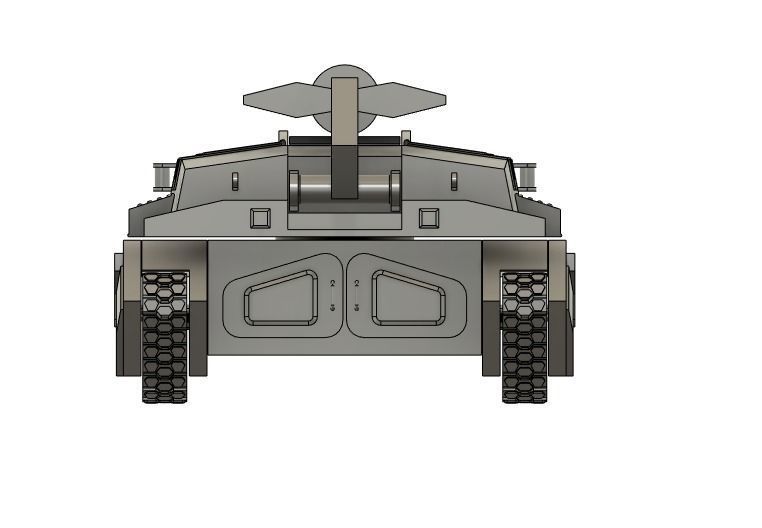 1-100 Linear tank 3D model 3D printable | CGTrader