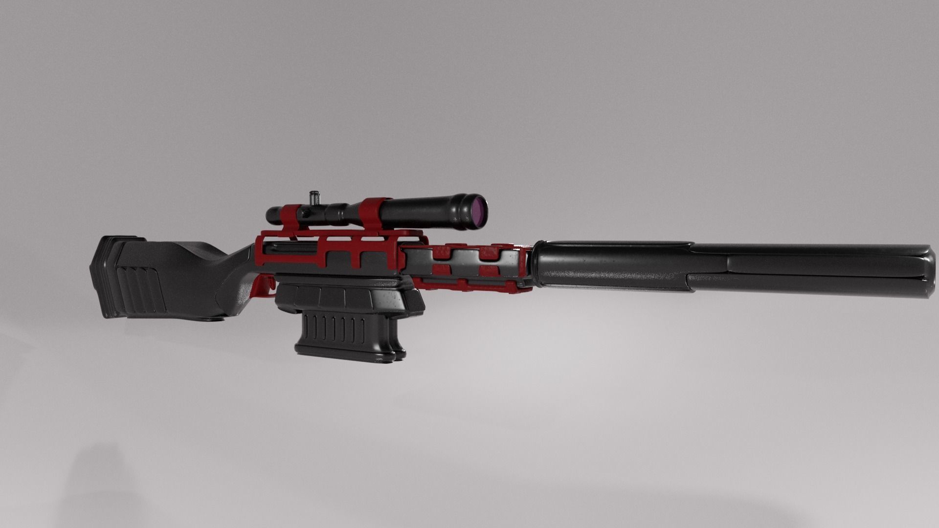 3D model Sniper rifle VR / AR / low-poly | CGTrader