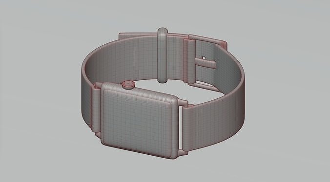 Watch silver 3D model | CGTrader