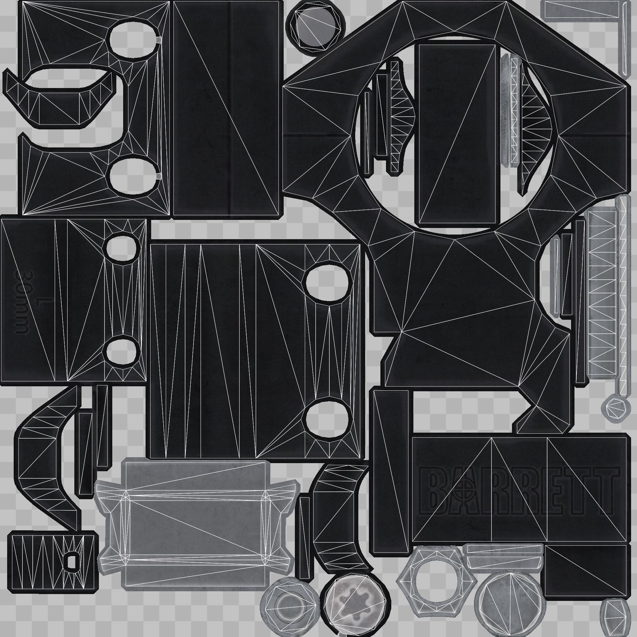 3D model Barrett M99 with Vortex Viper Scope VR / AR / low-poly | CGTrader