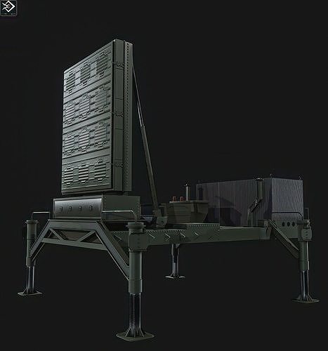 3D model Radar military vehicle VR / AR / low-poly | CGTrader