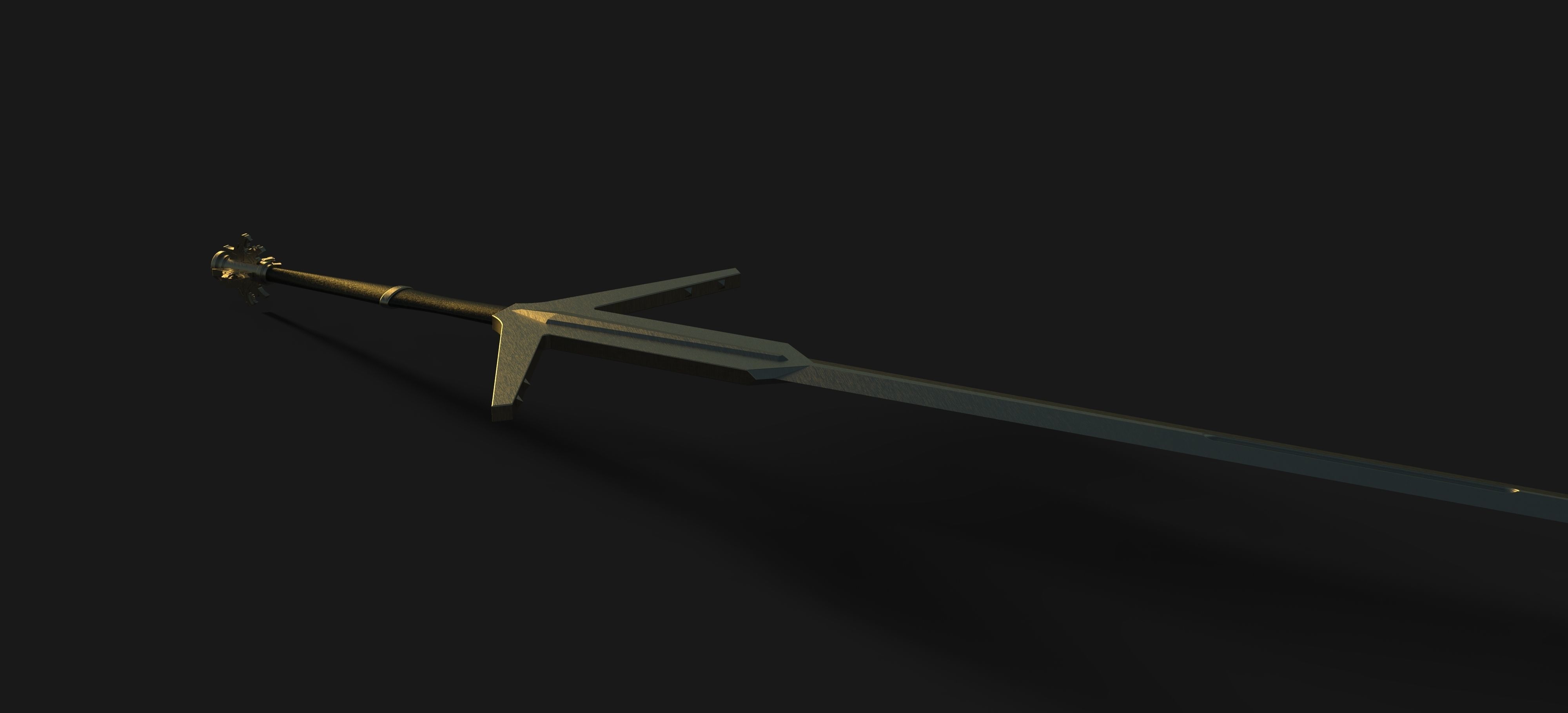 Sword - Arondite from The Witcher 3 Wild Hunt 3D model 3D model | CGTrader