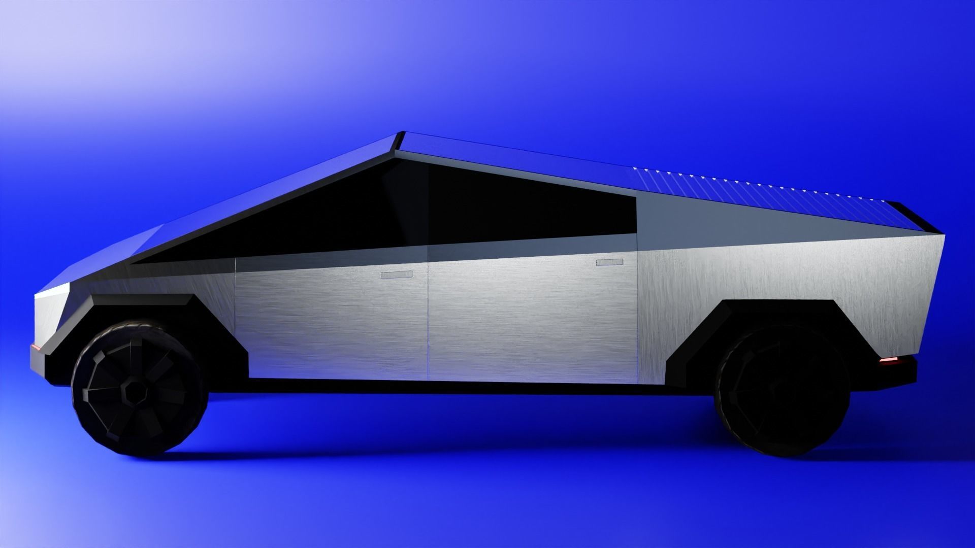 3D model Tesla Cybertruck VR / AR / low-poly | CGTrader