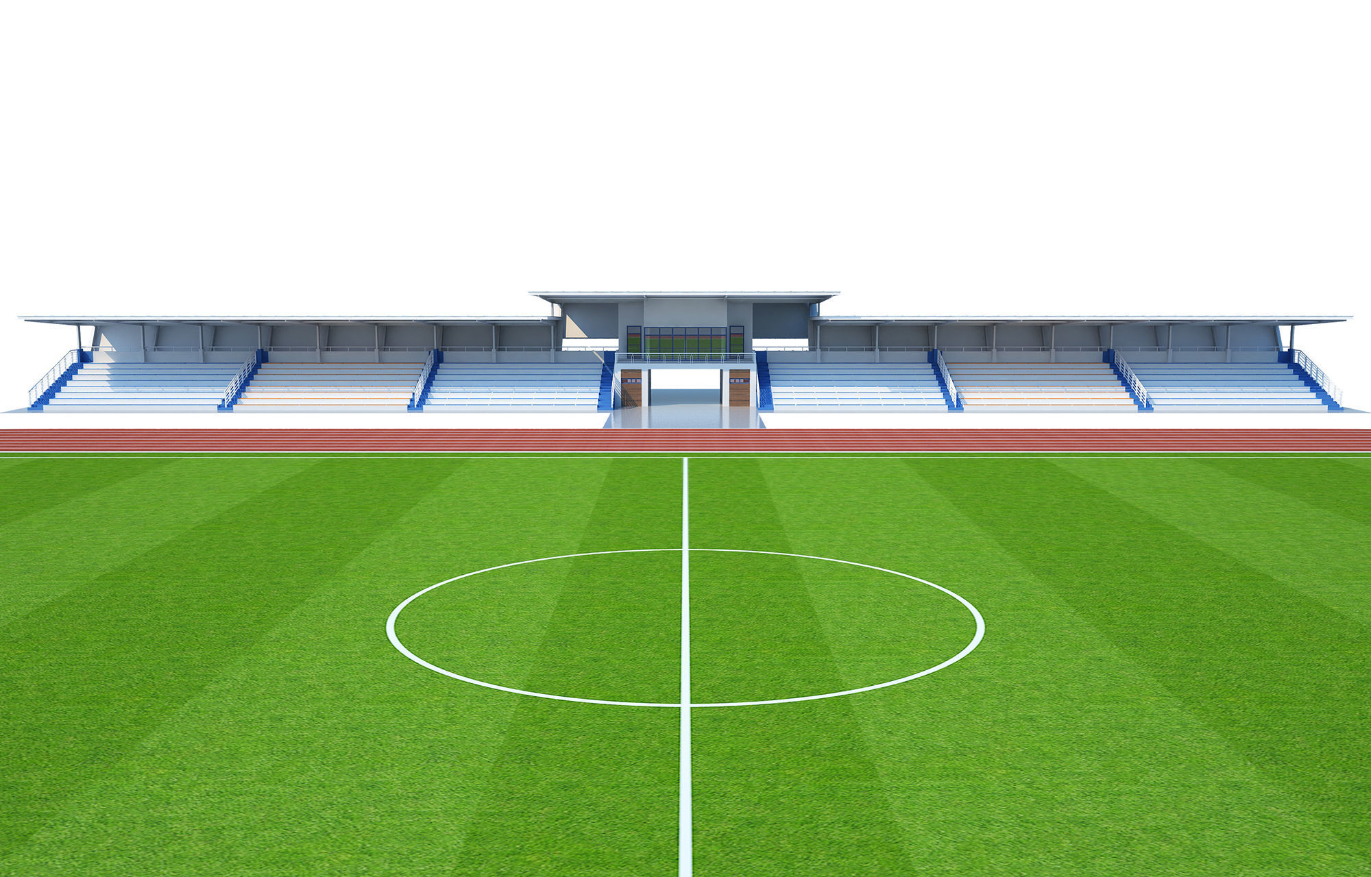 Football Stadium court 3D model | CGTrader