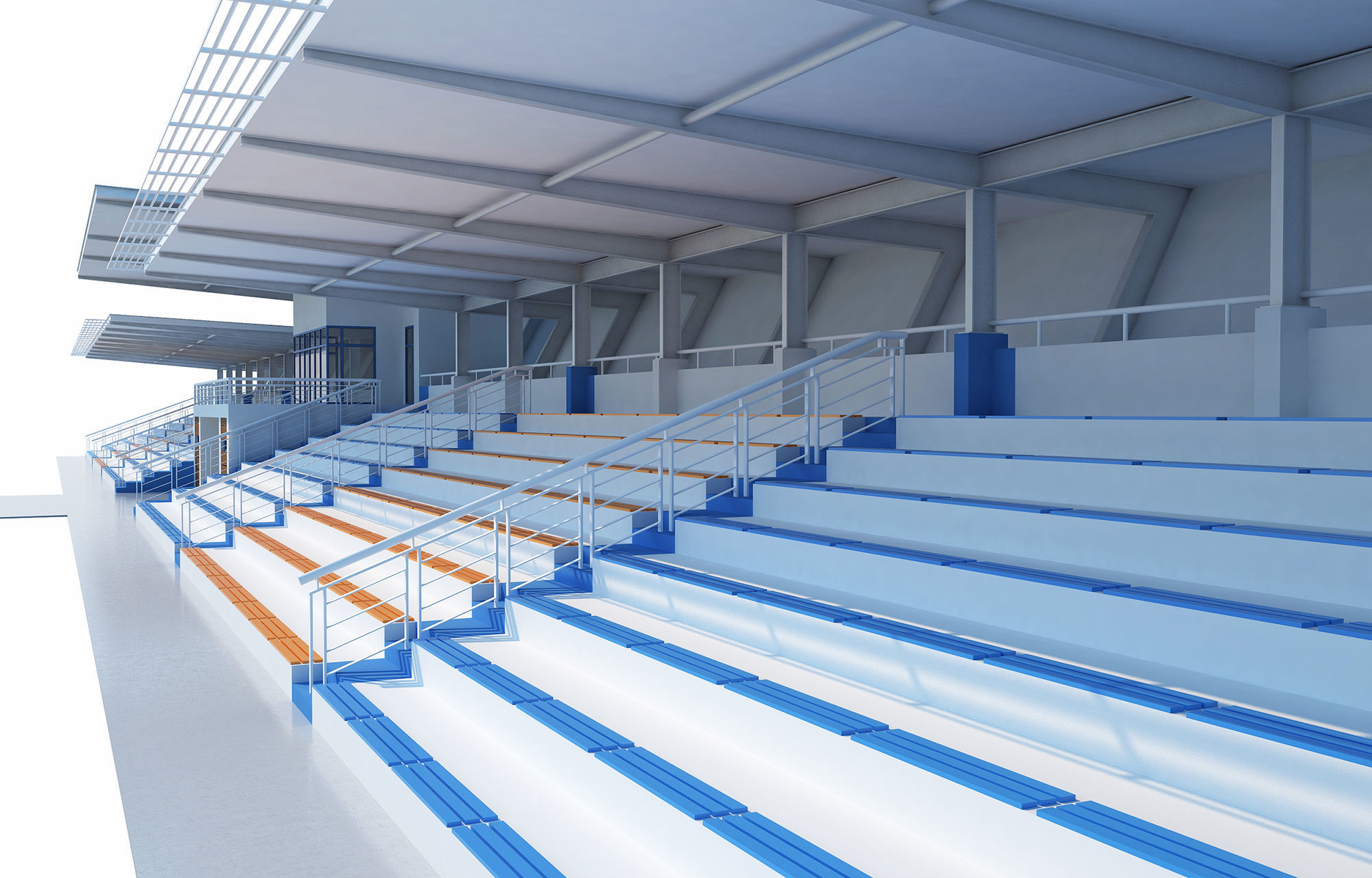 Football Stadium court 3D model | CGTrader