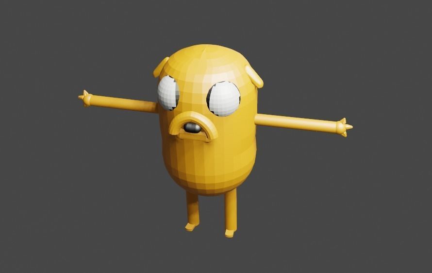 JAKE CARTOON 3D model | CGTrader