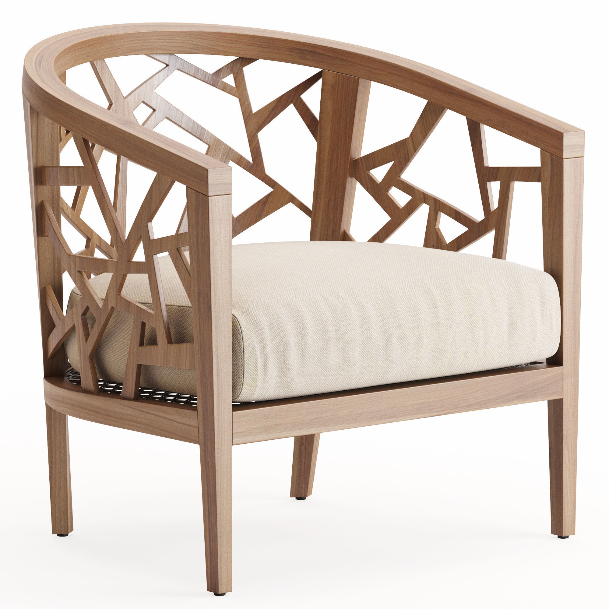 Crate and Barrel Ankara Chair 3D model | CGTrader