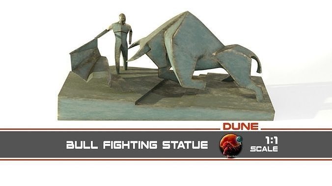 Dune - Bull Fighter Statue 3D model 3D printable | CGTrader