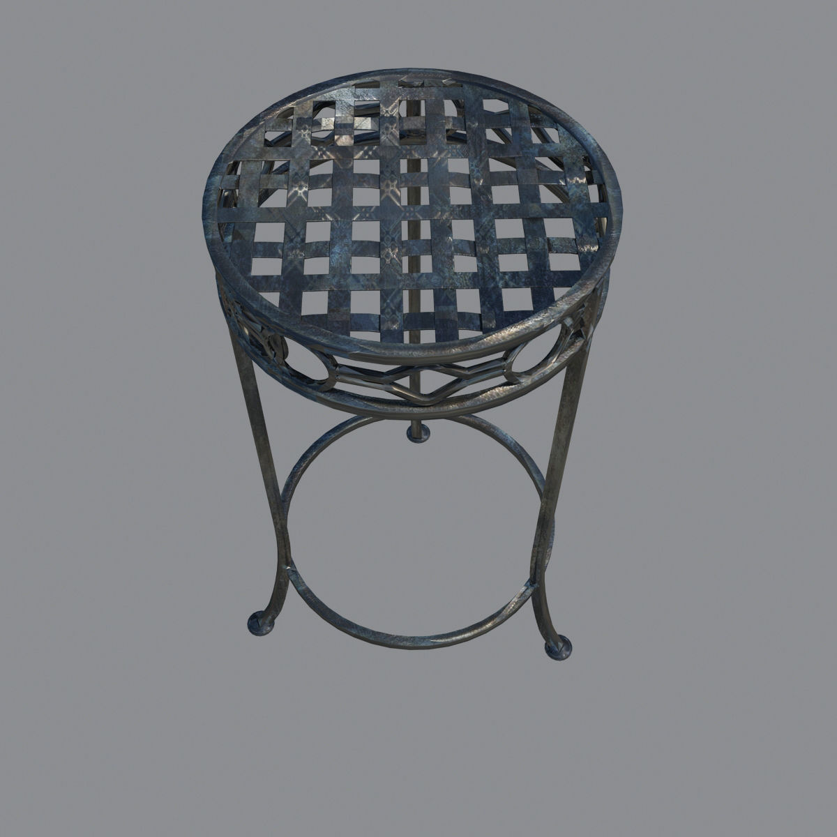 Small Metal Table 3D model | CGTrader