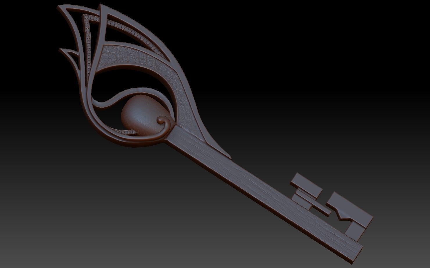 Locke and Key Matchstick key 3D model 3D printable | CGTrader