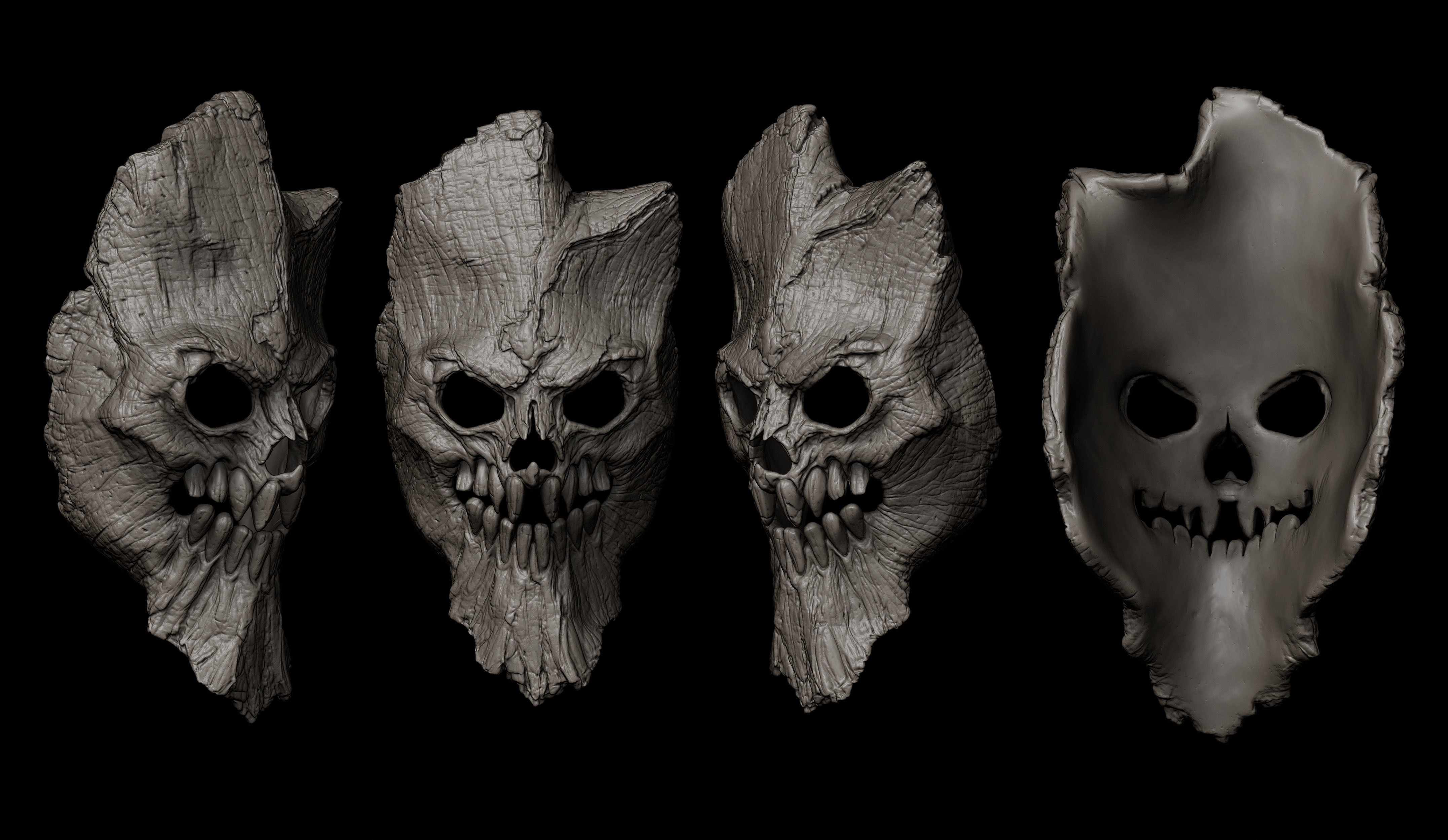 Cursed mask 1 3D model 3D printable | CGTrader