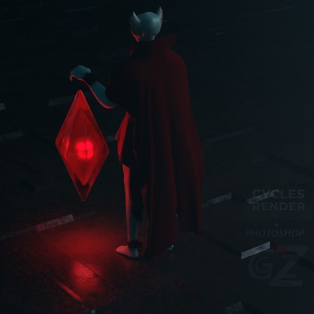 Vampire crystal 3D model | CGTrader