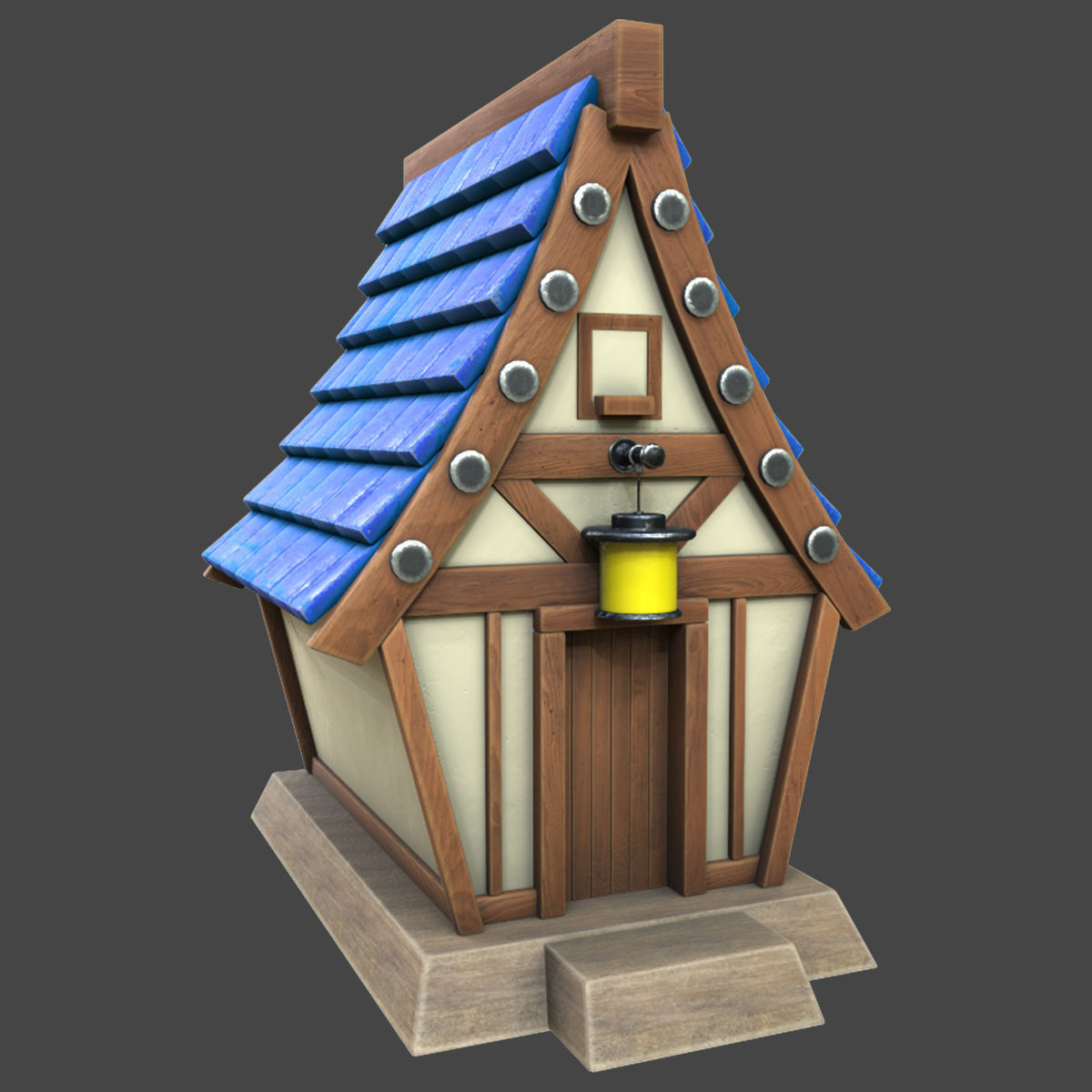 3D model stylized house 3d model pro VR / AR / low-poly | CGTrader