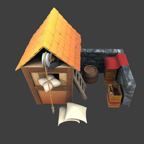 3D model whare house 3d model VR / AR / low-poly | CGTrader