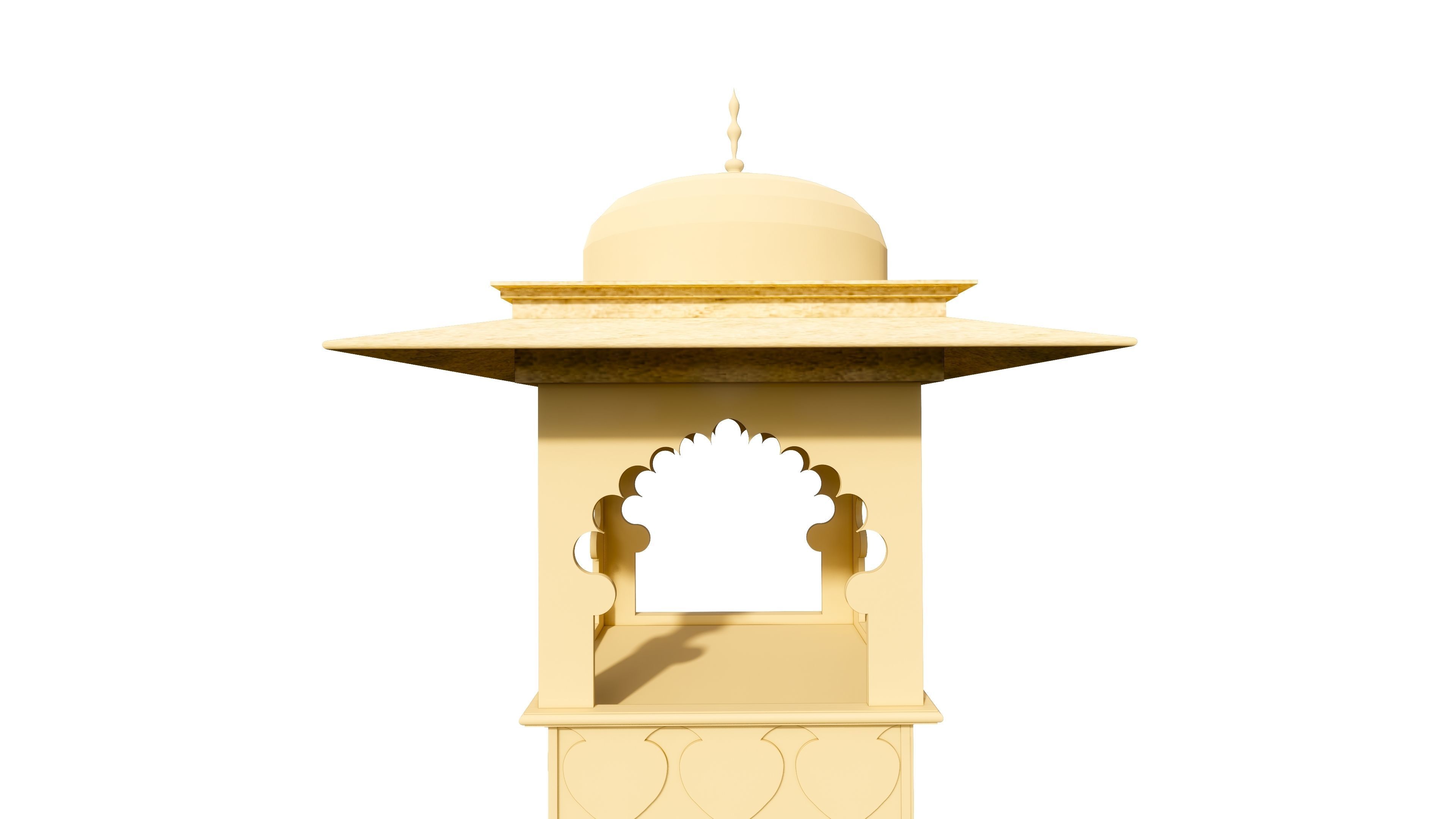 3D model indian chatri made in sketchup VR / AR / low-poly | CGTrader