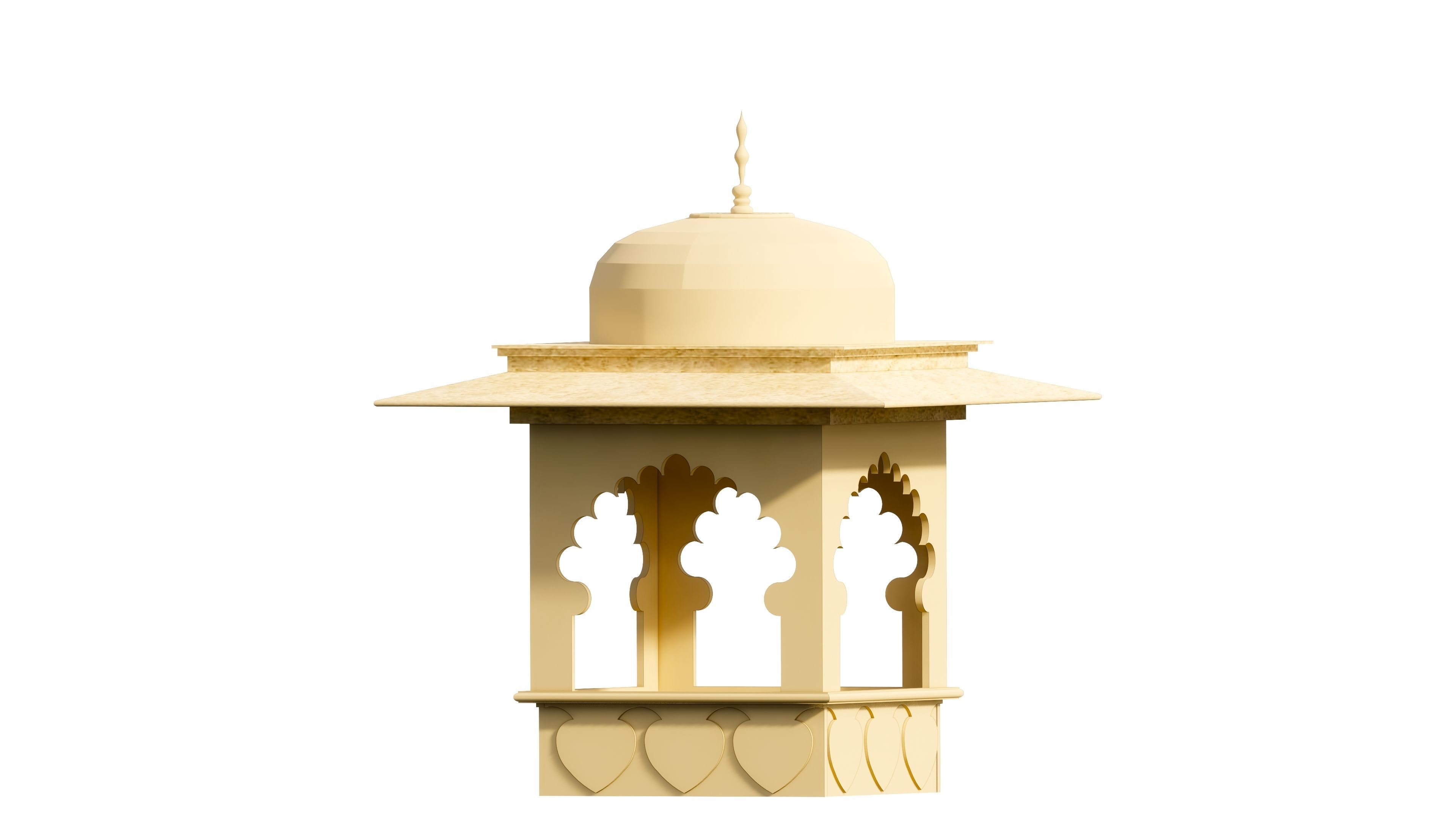 3D model indian chatri made in sketchup VR / AR / low-poly | CGTrader