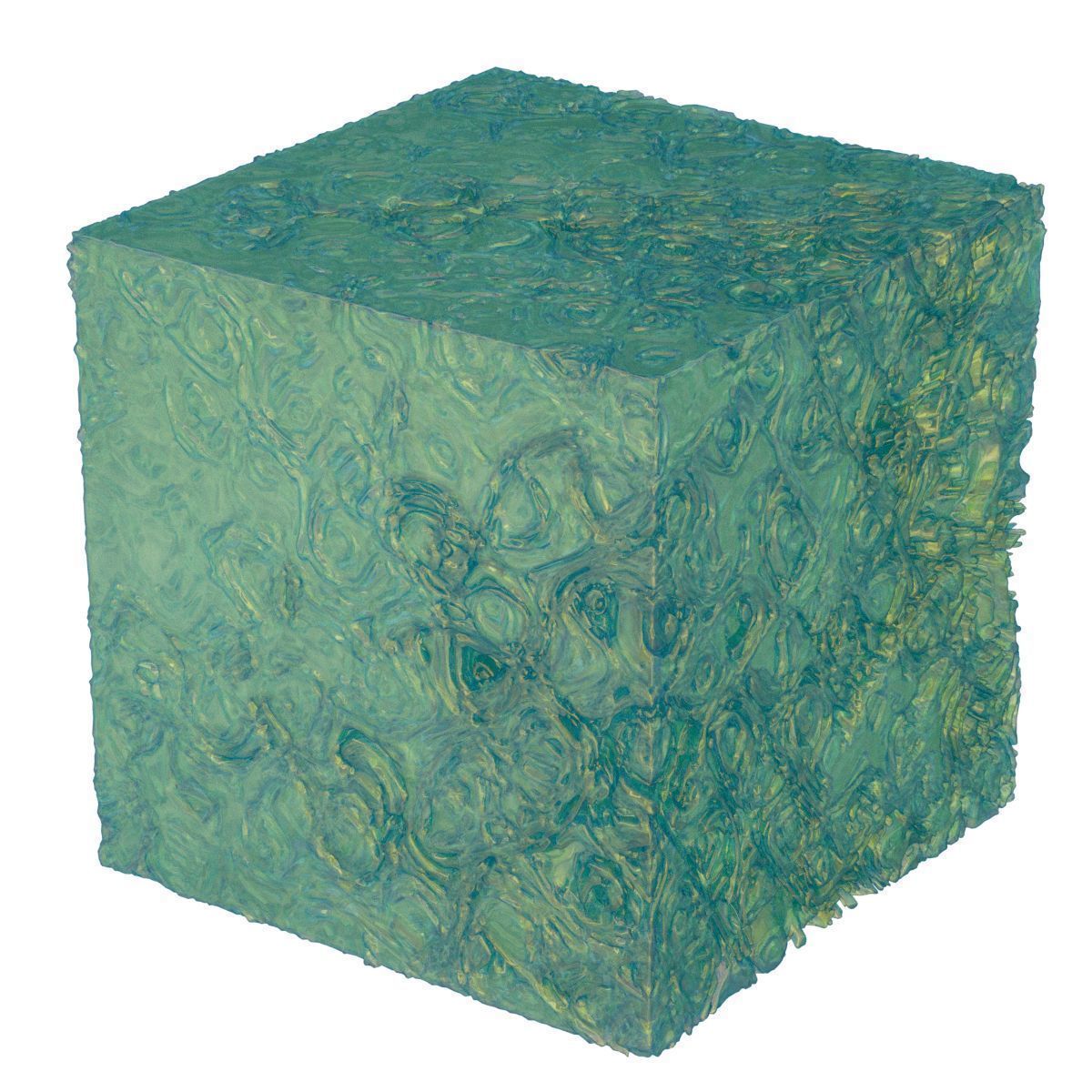 Cells cube with paint 3D model | CGTrader