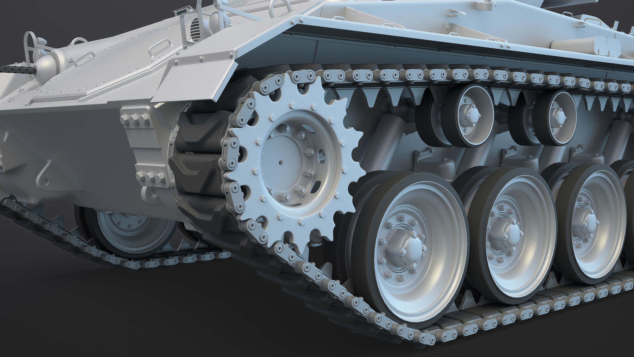 M24 Chaffee Light Tank High-Poly 3D model | CGTrader