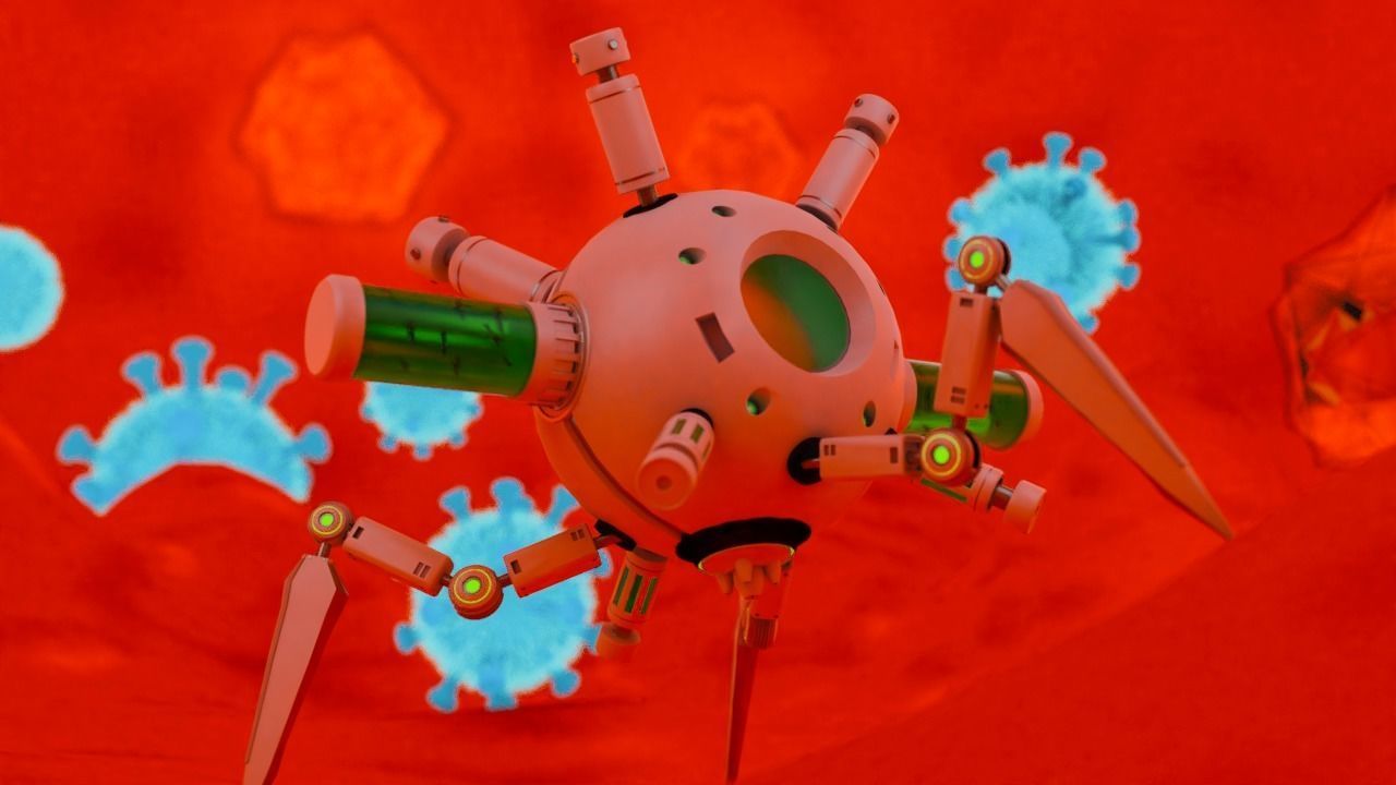 3D model NanoVirus Injector ARMm VR / AR / low-poly | CGTrader