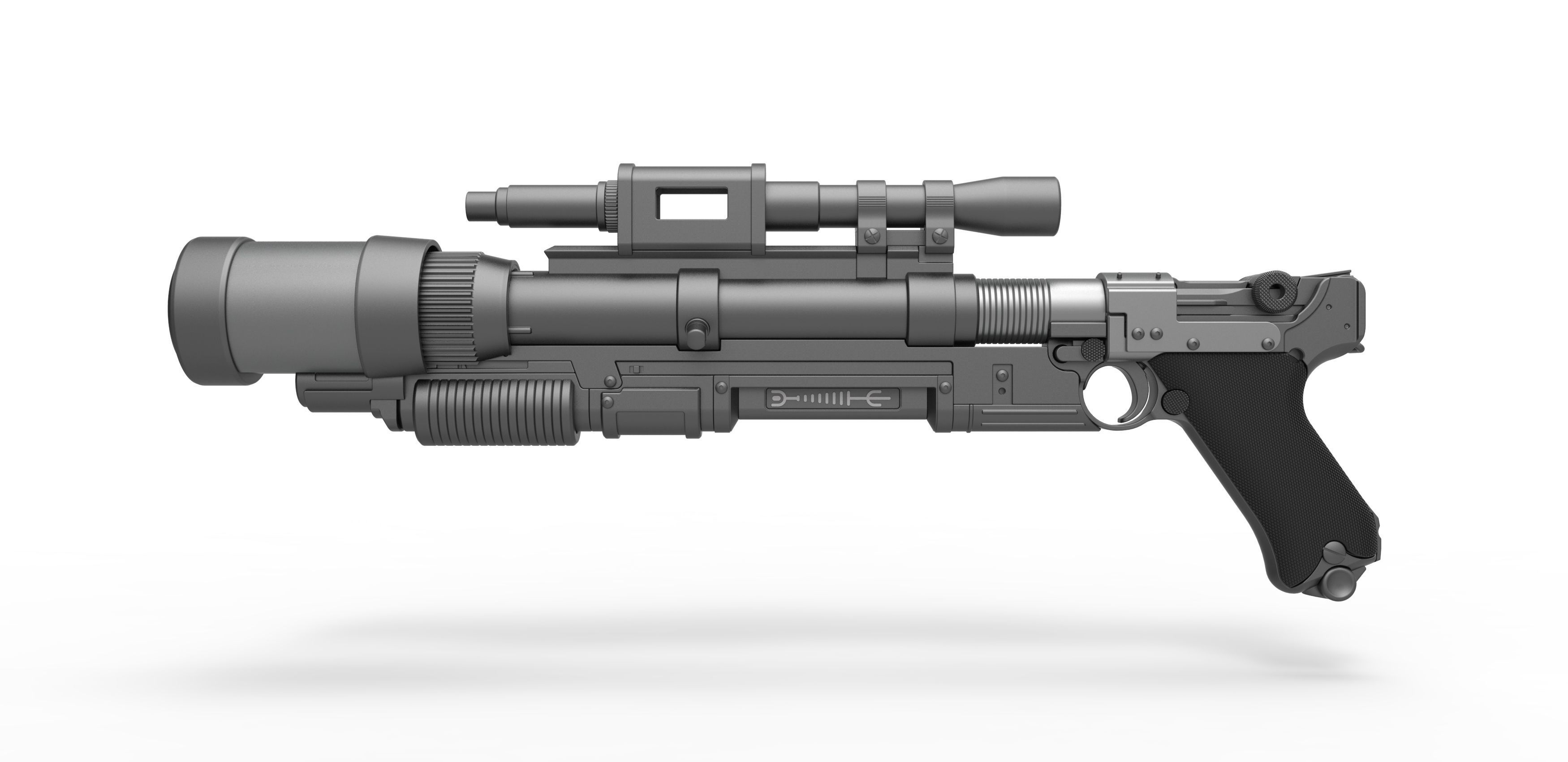 Ion Launcher Blaster A-180 from Star Wars 3D model | CGTrader