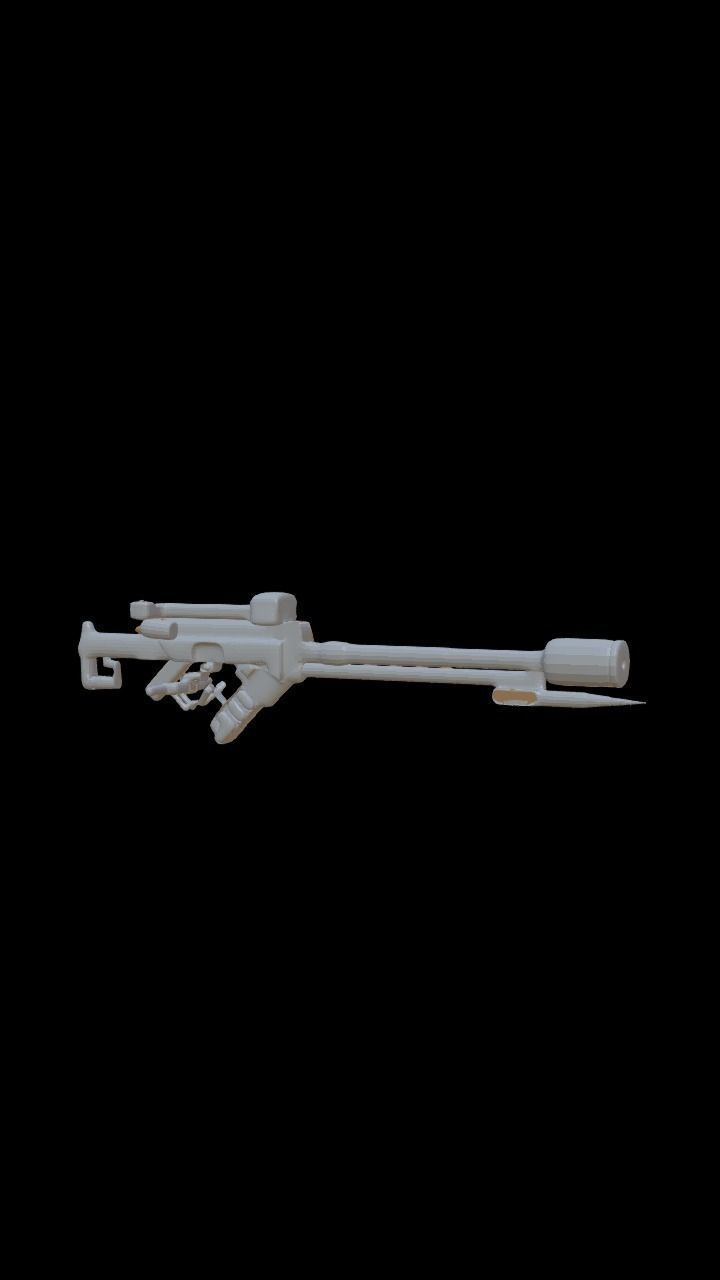 Jhand sniper gun 3D model | CGTrader