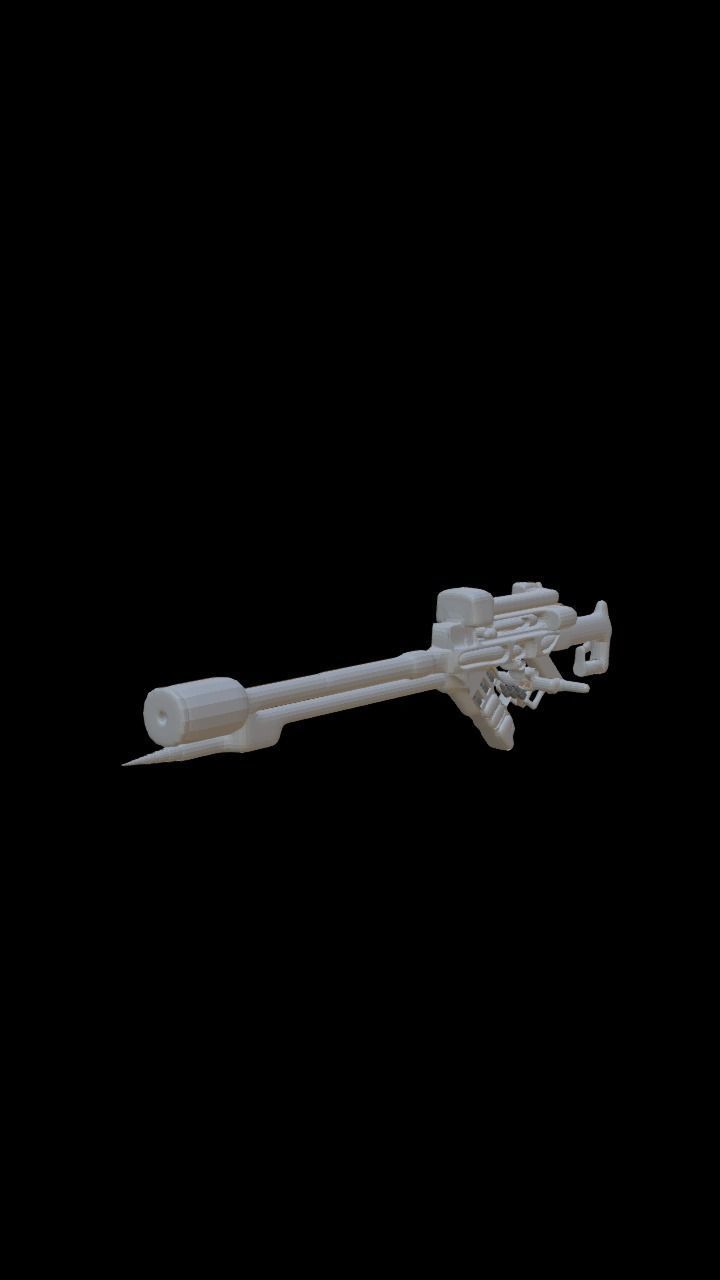 Jhand sniper gun 3D model | CGTrader